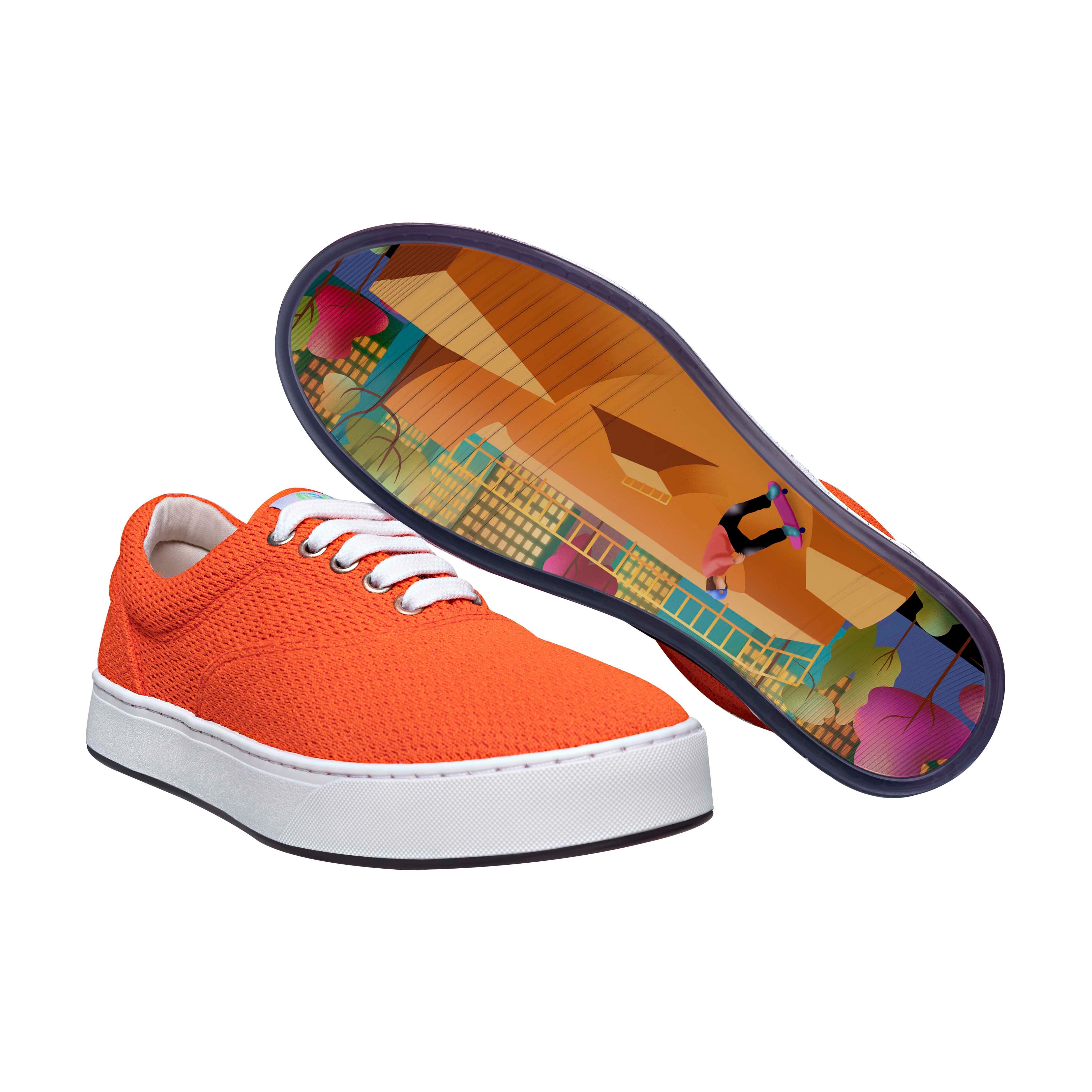 MaCae Unisex Knitting Lace Up Fashion Shoe With Unique Sole, Knit Shoes ...