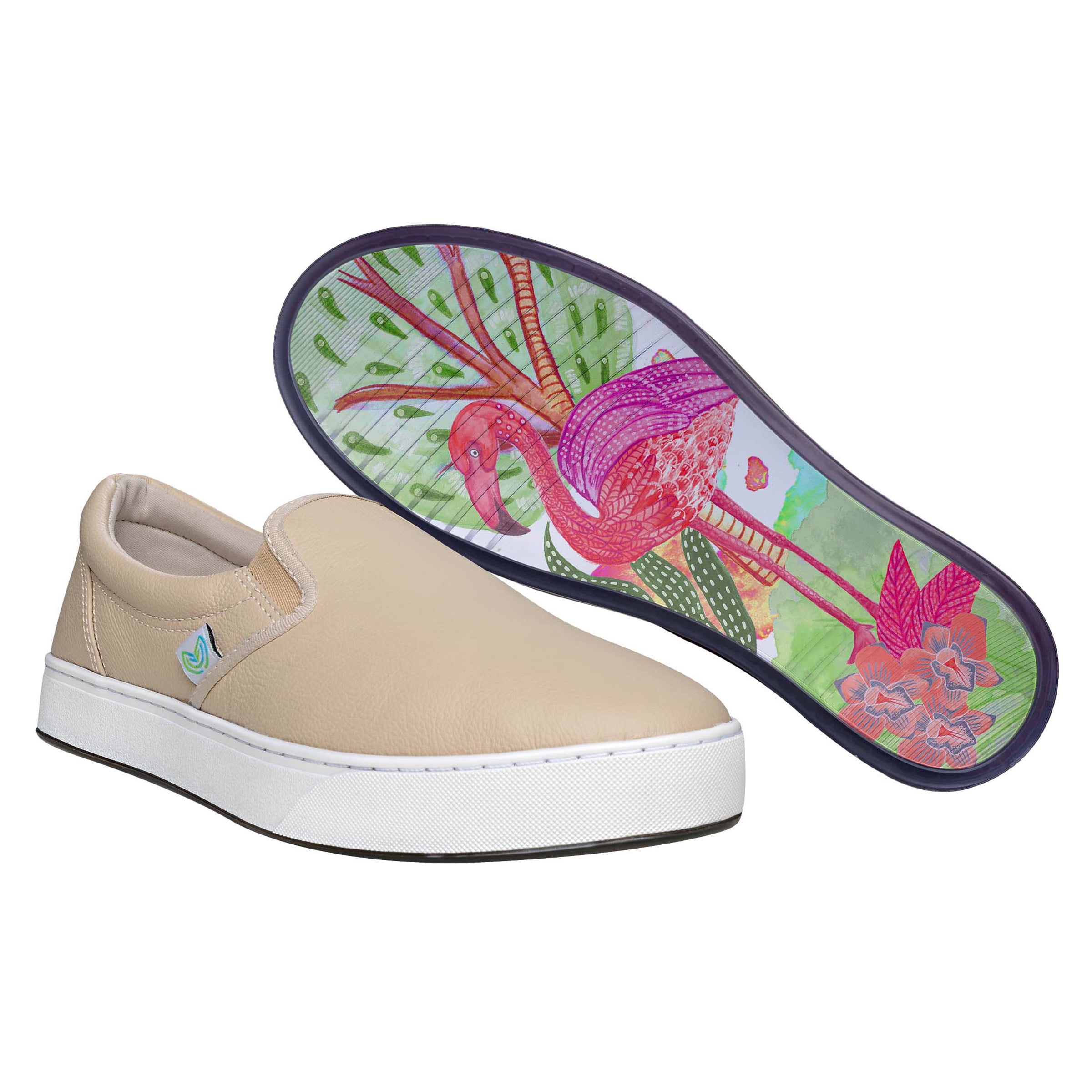 MaCae Unisex Leather Slip On Fashion Shoe With Unique Sole, Low Top ...