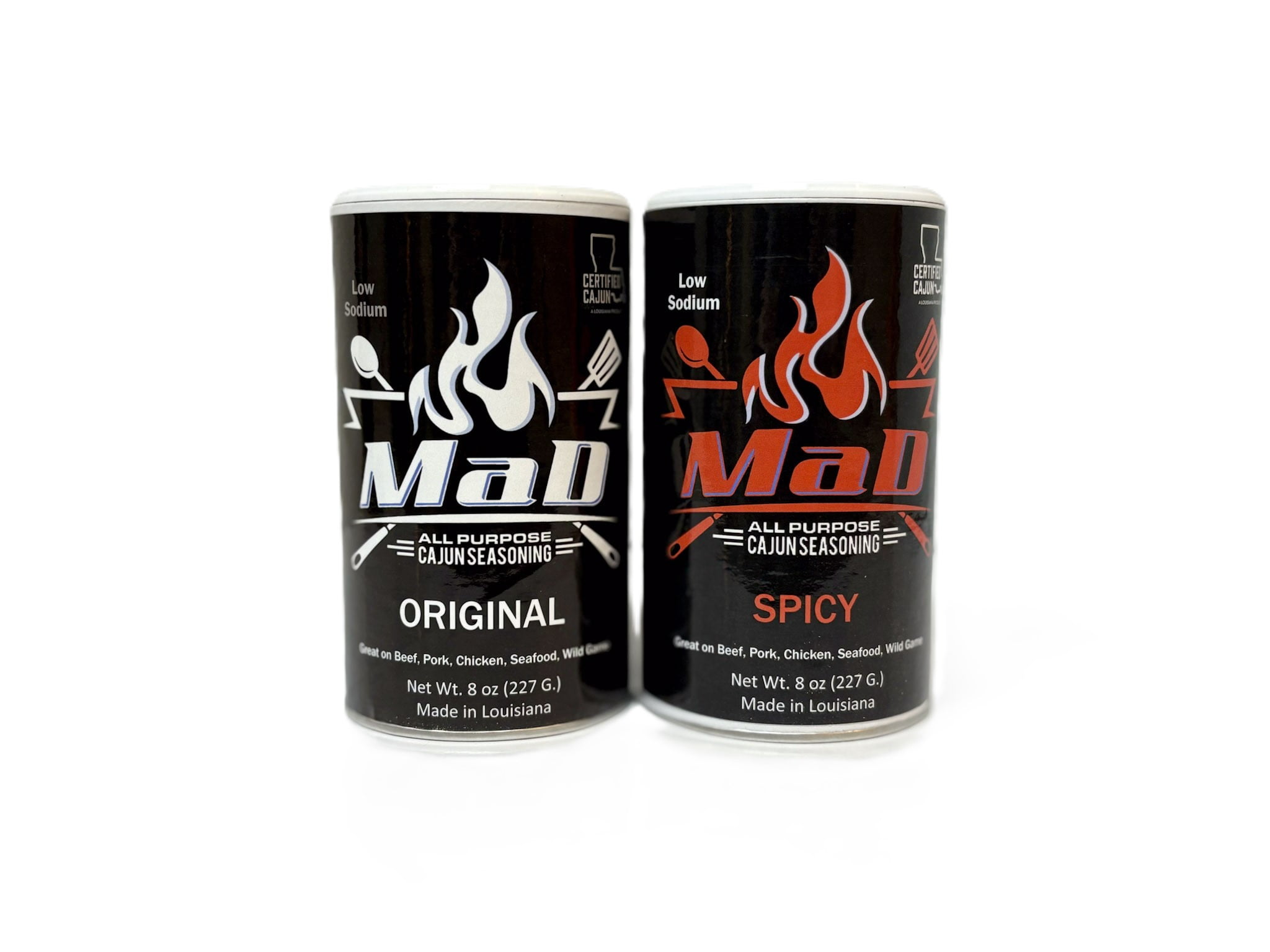MaD Cajun Seasoning Original & Spicy - 2 Pack - Walmart.com