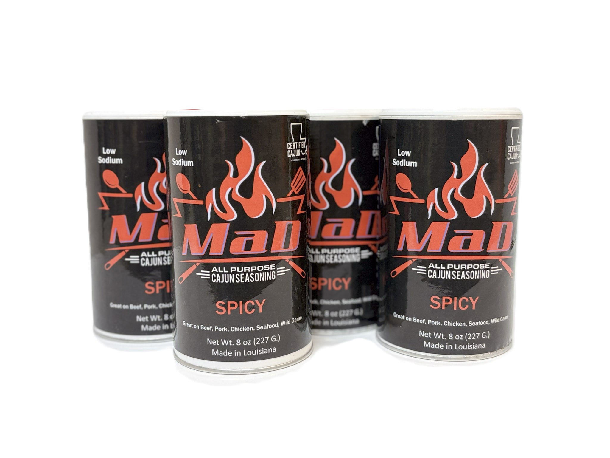 MaD Cajun Seasoning Spicy - 4 Pack - 8oz - Walmart.com