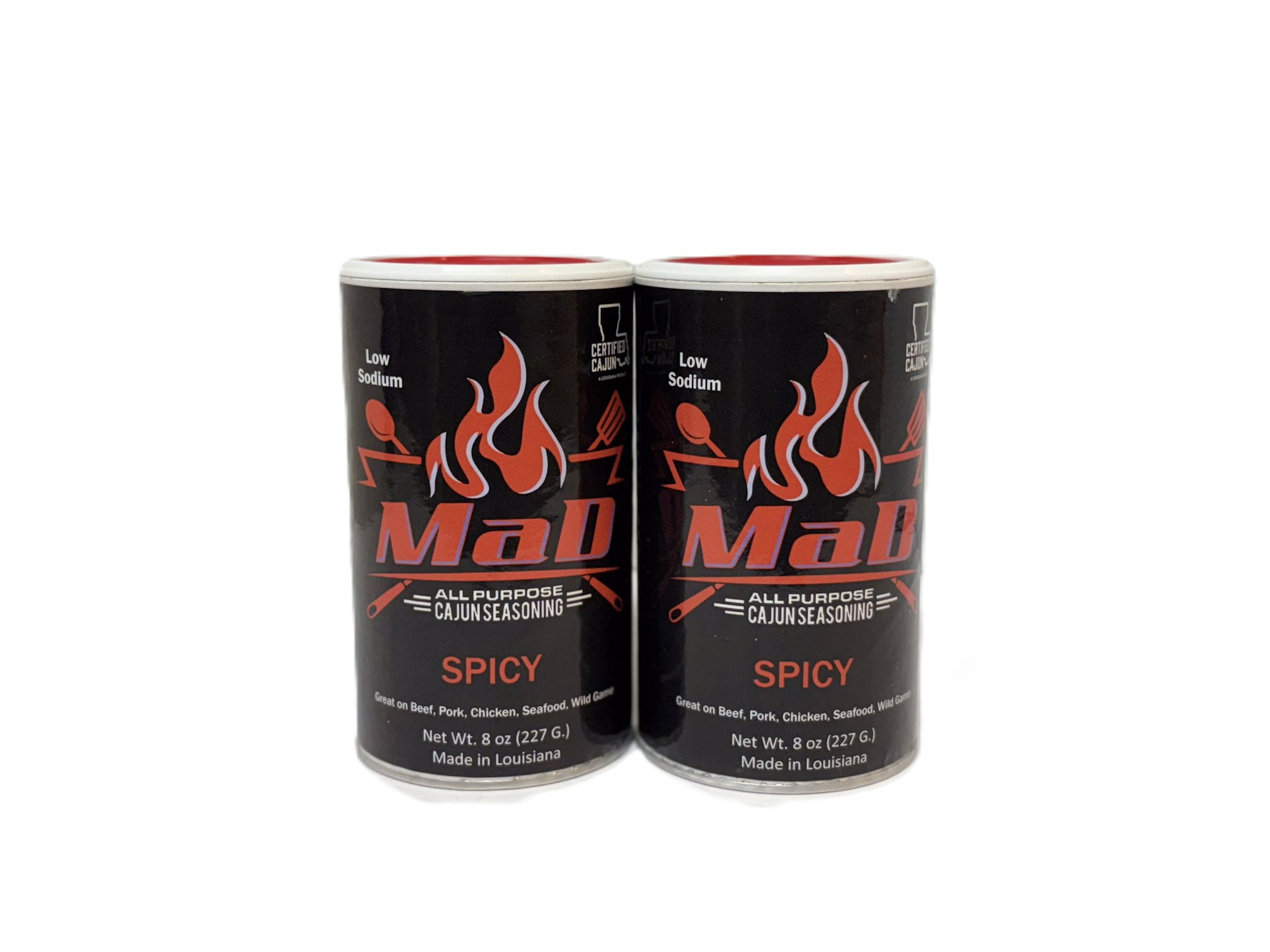 MaD Cajun Seasoning Spicy 8oz - 2 Pack - Walmart.com