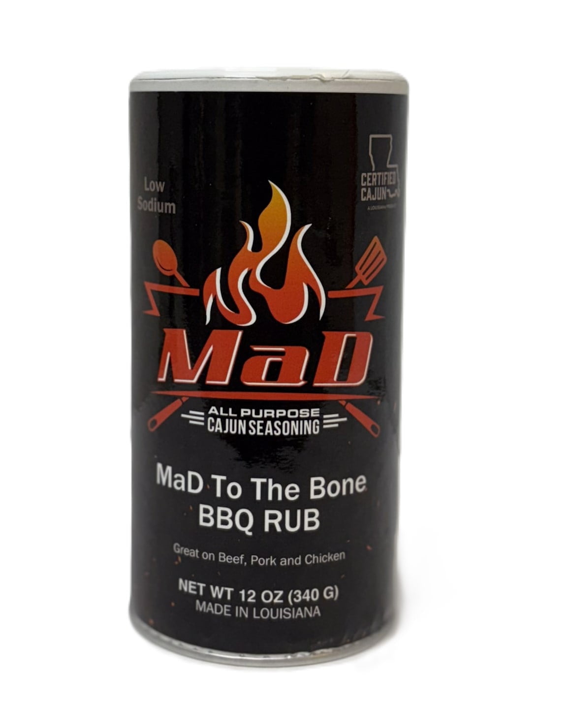 MaD Cajun Seasoning BBQ Rub - 12oz - Walmart.com