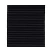 No Tools Original Blackout Pleated Paper Shade Black, 24"W X 60"L ...