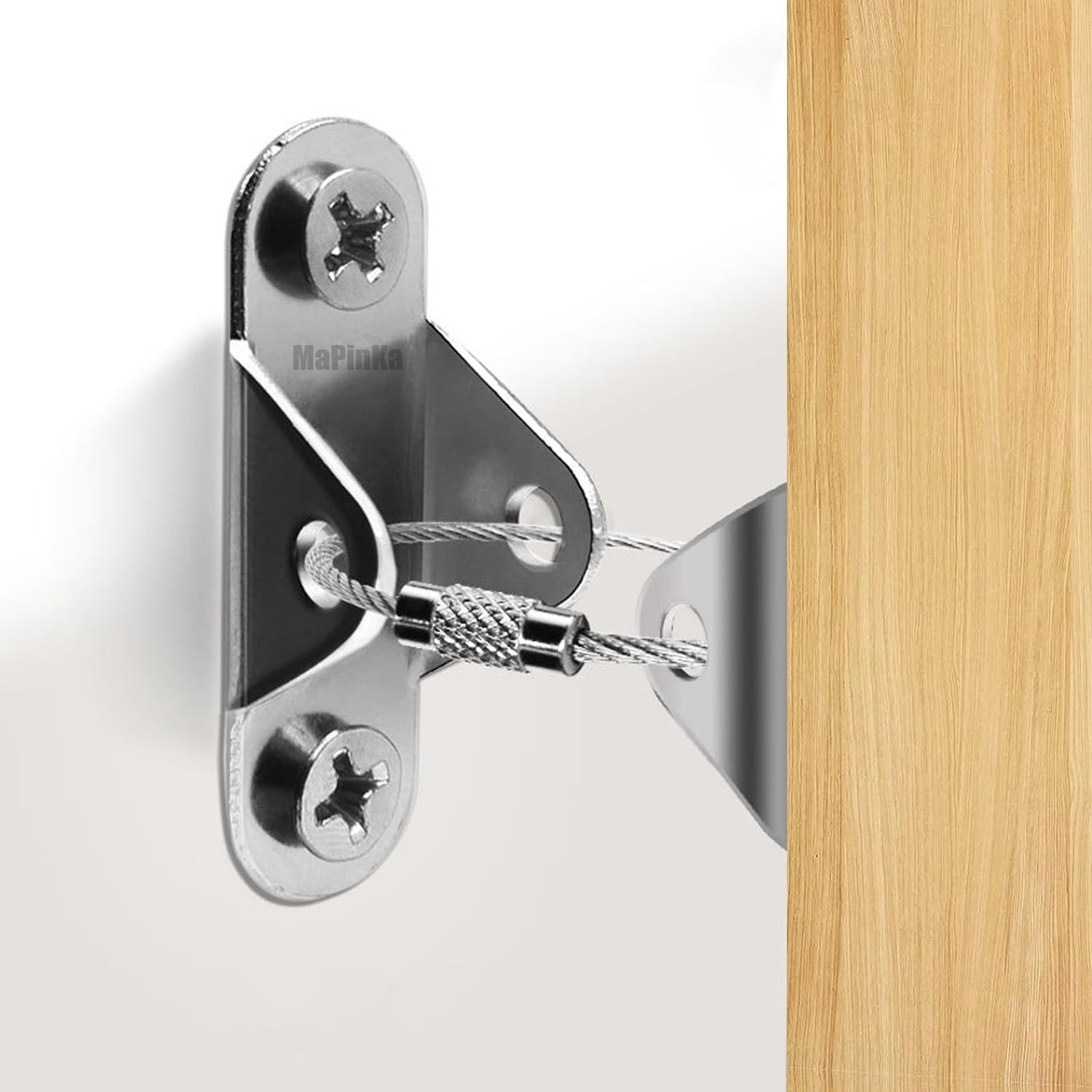 MaPinKa 6 Packs Furniture Anchors for Baby Proofing - Anti-tip Wall ...