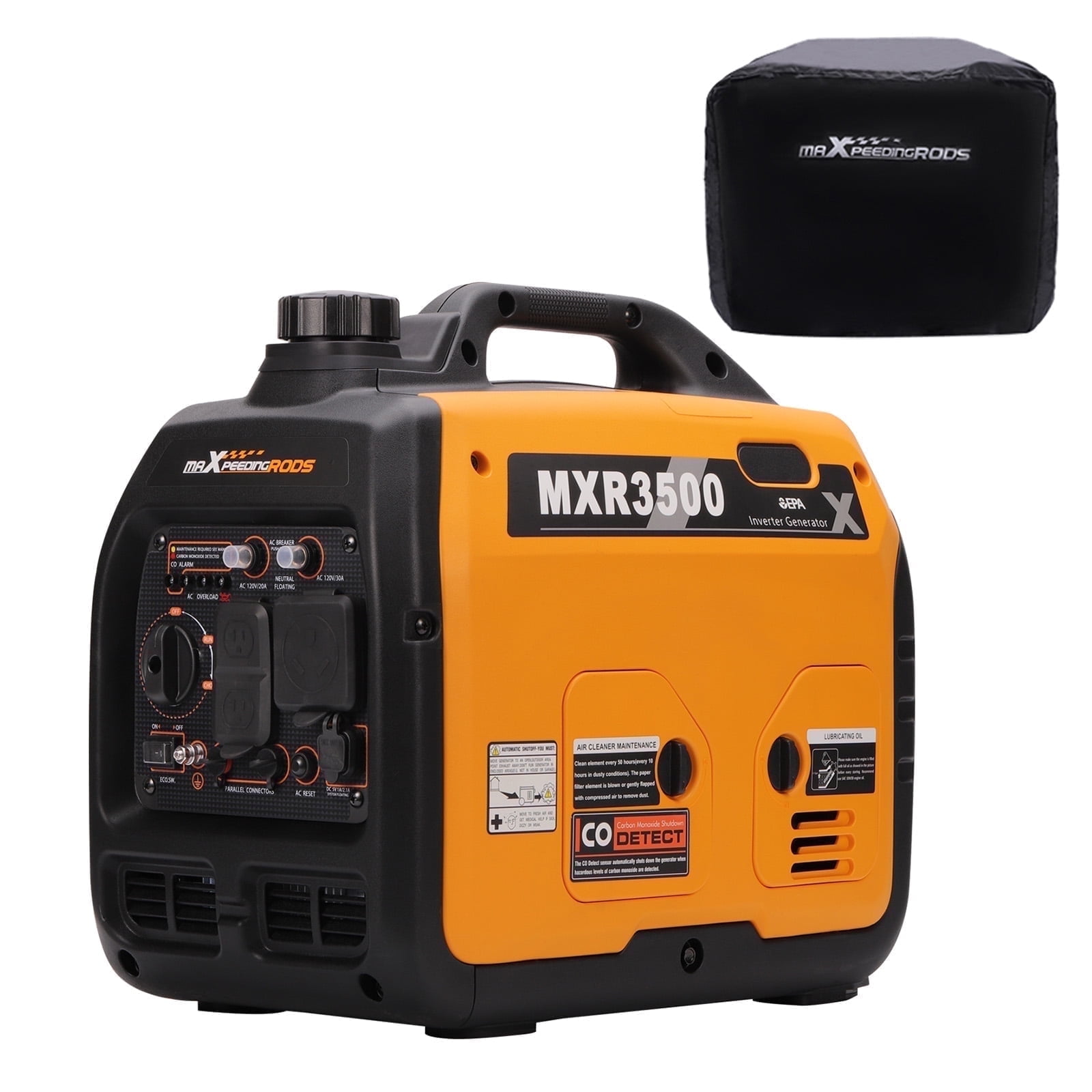 MaXpeedingrods 3500W Small Silent Start Generator, Portable Ultralight ...