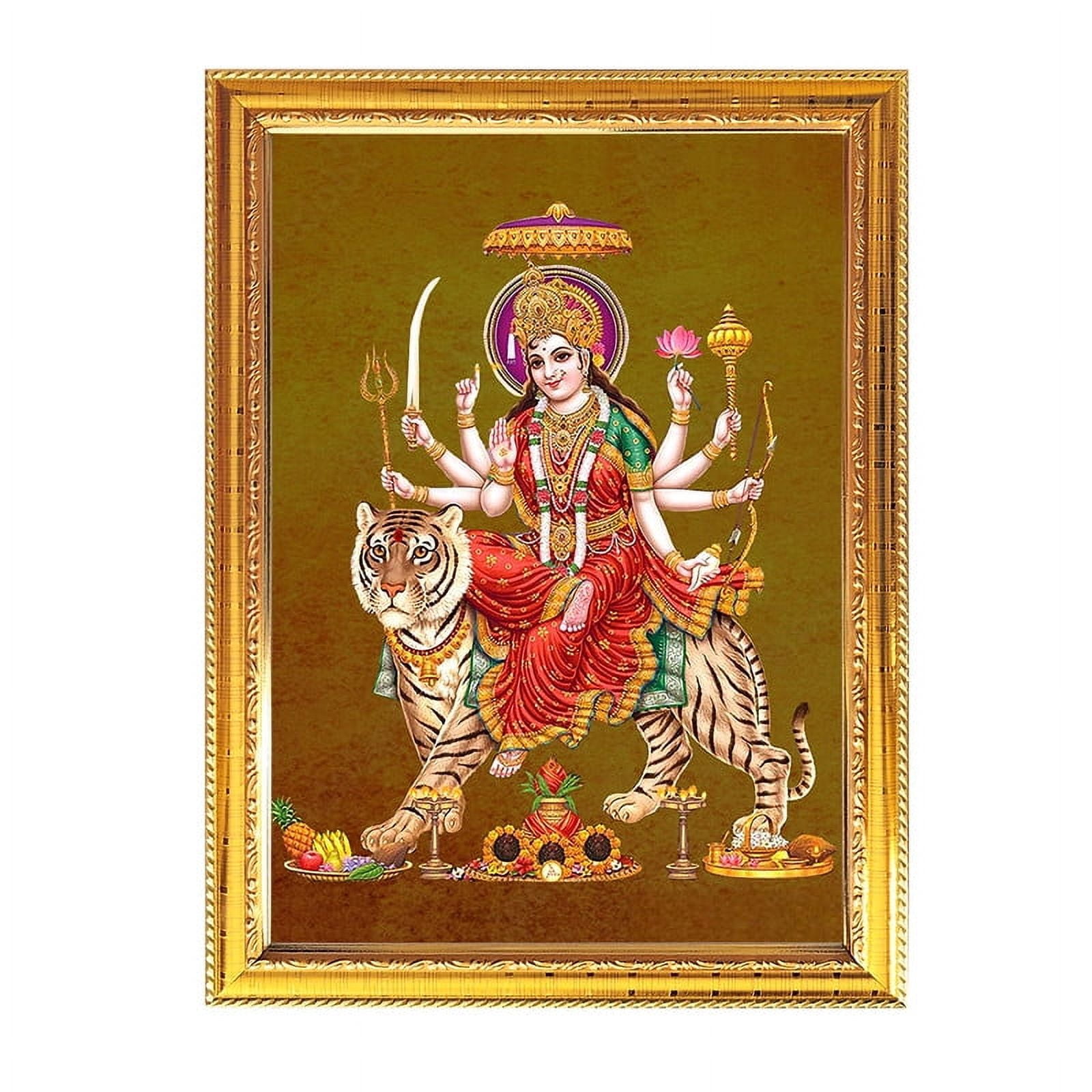 Maa Amba God Photo Frames Worship Religious Ritual House Warming Wall ...
