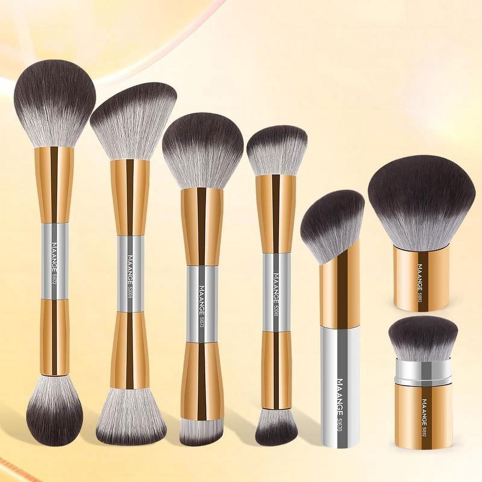 Maange Multi-use Makeup Brush Set, 7 Counts/set Ergonomic Design Soft ...