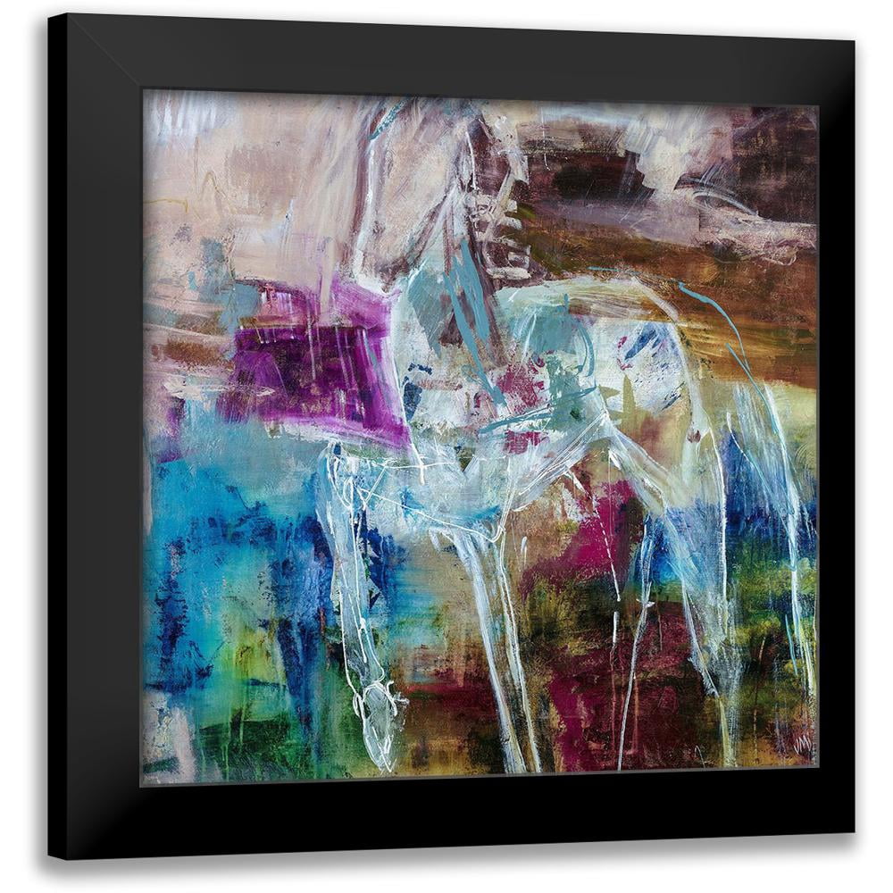 Maas, Jodi 15x15 Black Modern Framed Museum Art Print Titled - Pony in ...