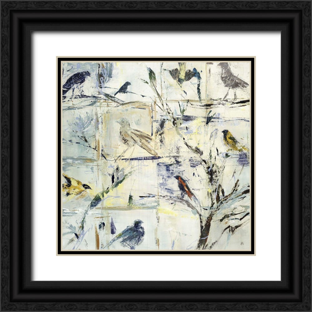 Maas, Jodi 20x20 Black Ornate Wood Framed with Double Matting Museum ...