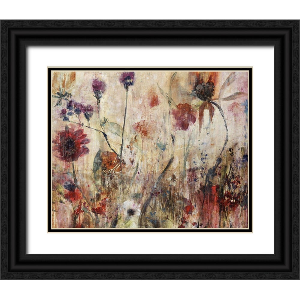 Maas, Jodi 32x26 Black Ornate Wood Framed with Double Matting Museum ...