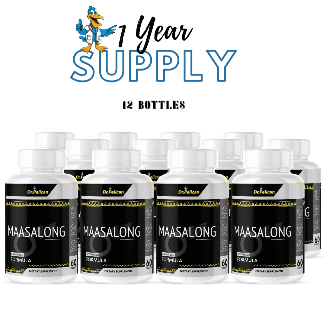 Maasalong- Male Virility/Stamina/Endurance/Strength- 12 Bottles- 720 ...