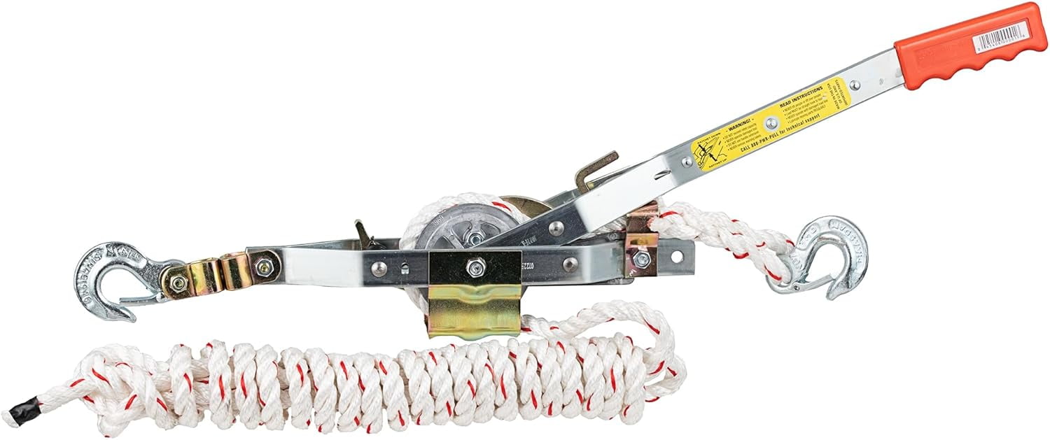 Maasdam A-20 3/4 Ton Rope Puller with 20 Feet 0.5-Inch Diameter Rope ...