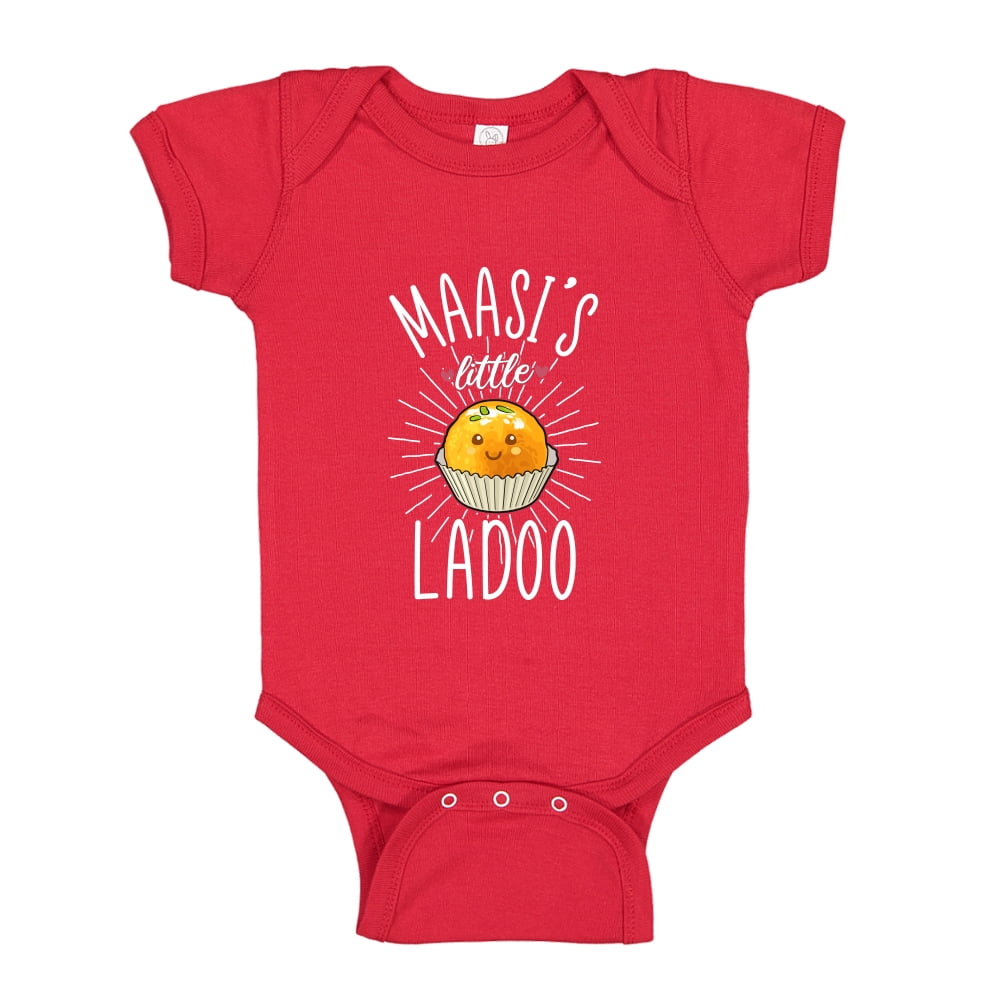 Maasi's Little Ladoo Baby Bodysuit One Piece 6 mo Red - Walmart.com