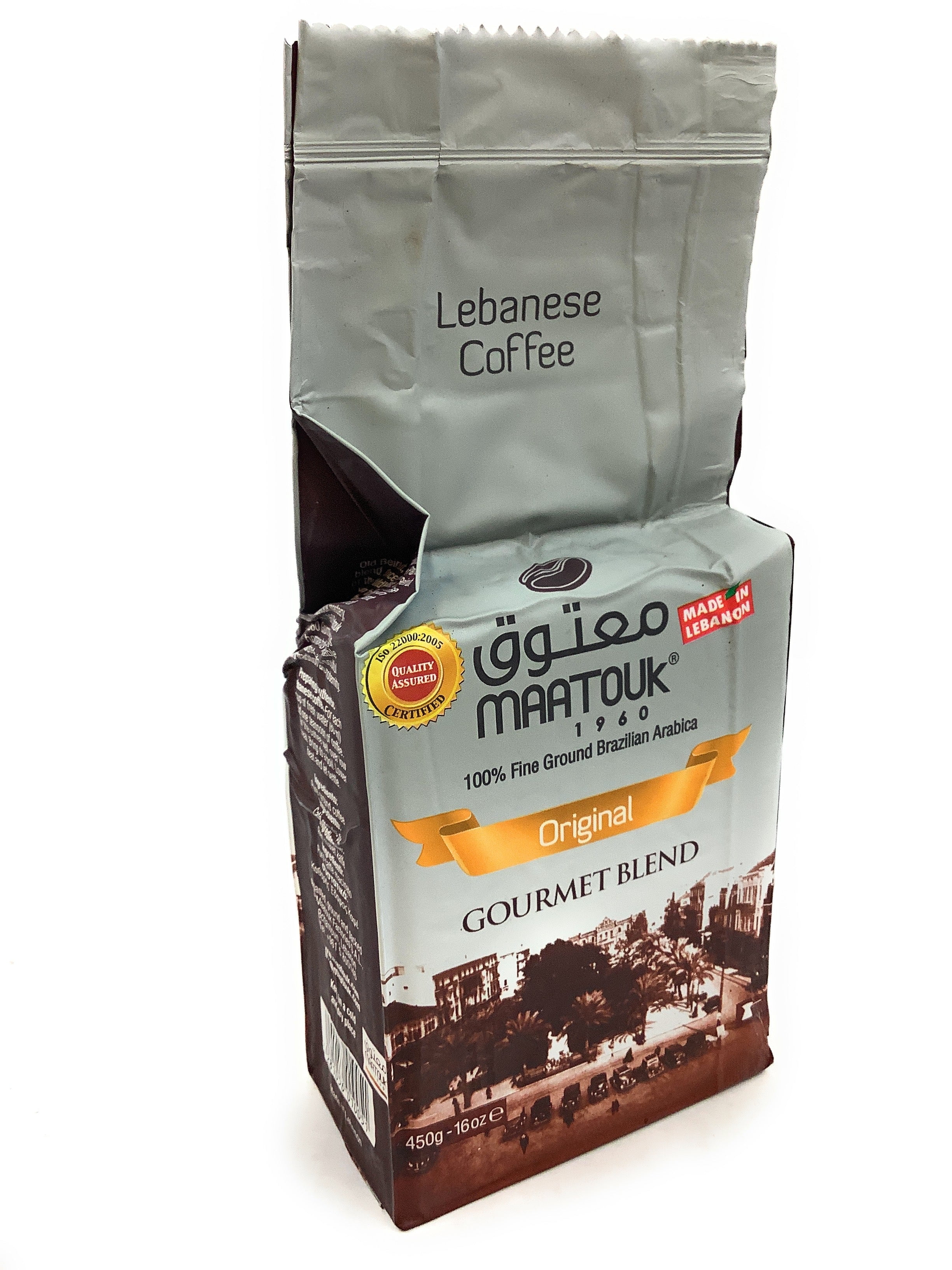 Maatouk Lebanese Coffee Original Gourmet Blend, 16.0 OZ - Walmart.com