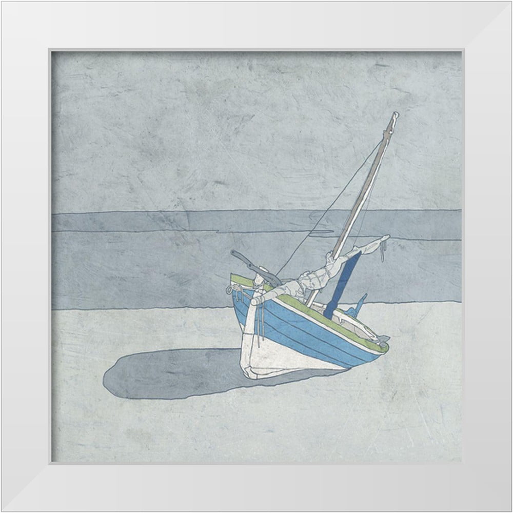 Mabat, Ynon 12x12 White Modern Wood Framed Museum Art Print Titled ...