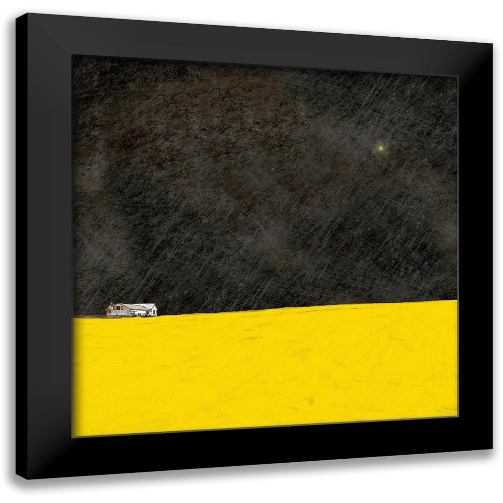 Mabat, Ynon 15x15 Black Modern Framed Museum Art Print Titled - Barn in ...