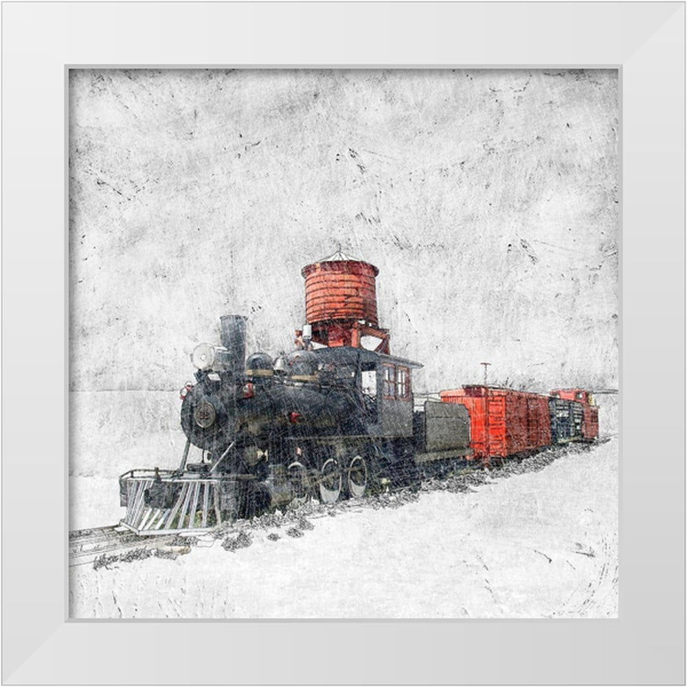 Mabat, Ynon 15x15 White Modern Wood Framed Museum Art Print Titled ...