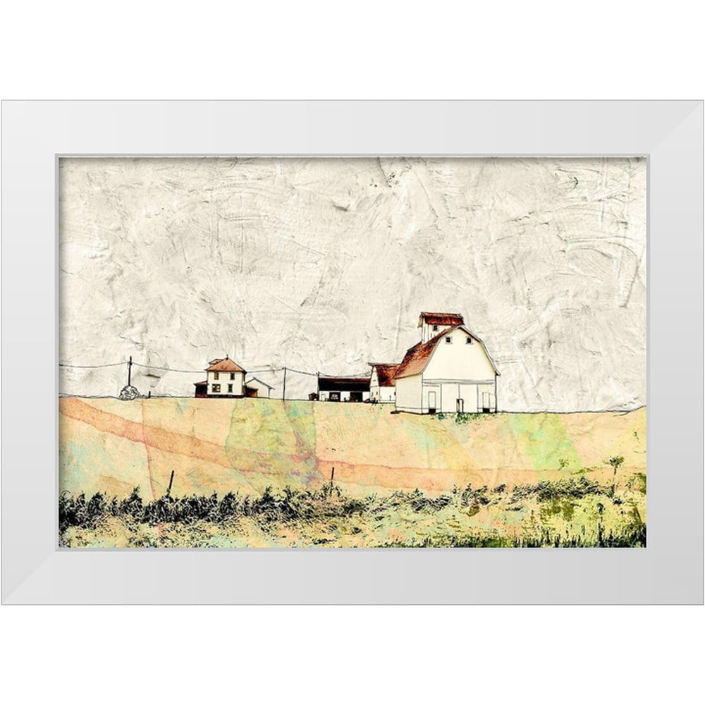 Mabat, Ynon 18x13 White Modern Wood Framed Museum Art Print Titled ...