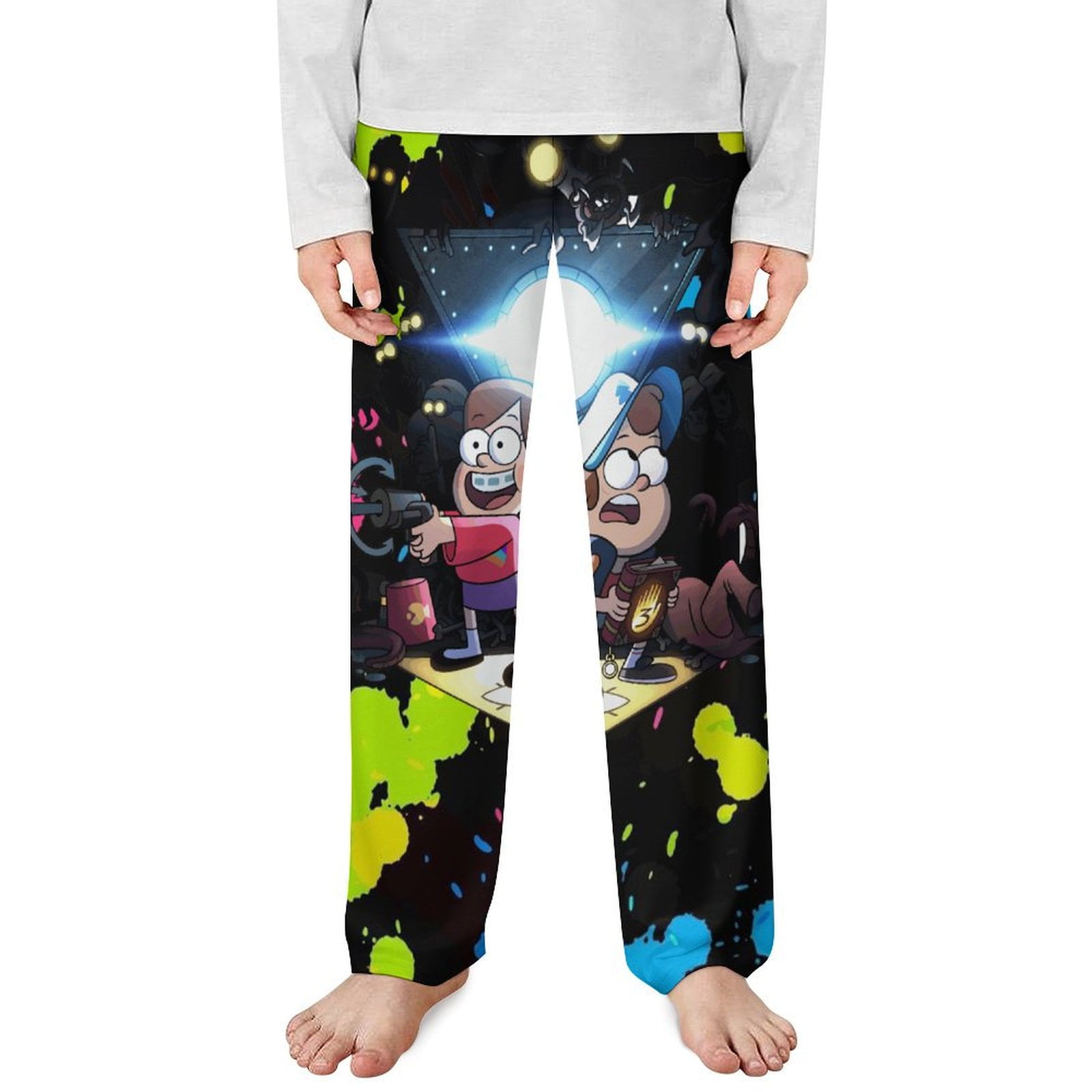 Mabel Dipper Gravity Falls Children's Pajamas Cozy Lounge Straight Leg ...