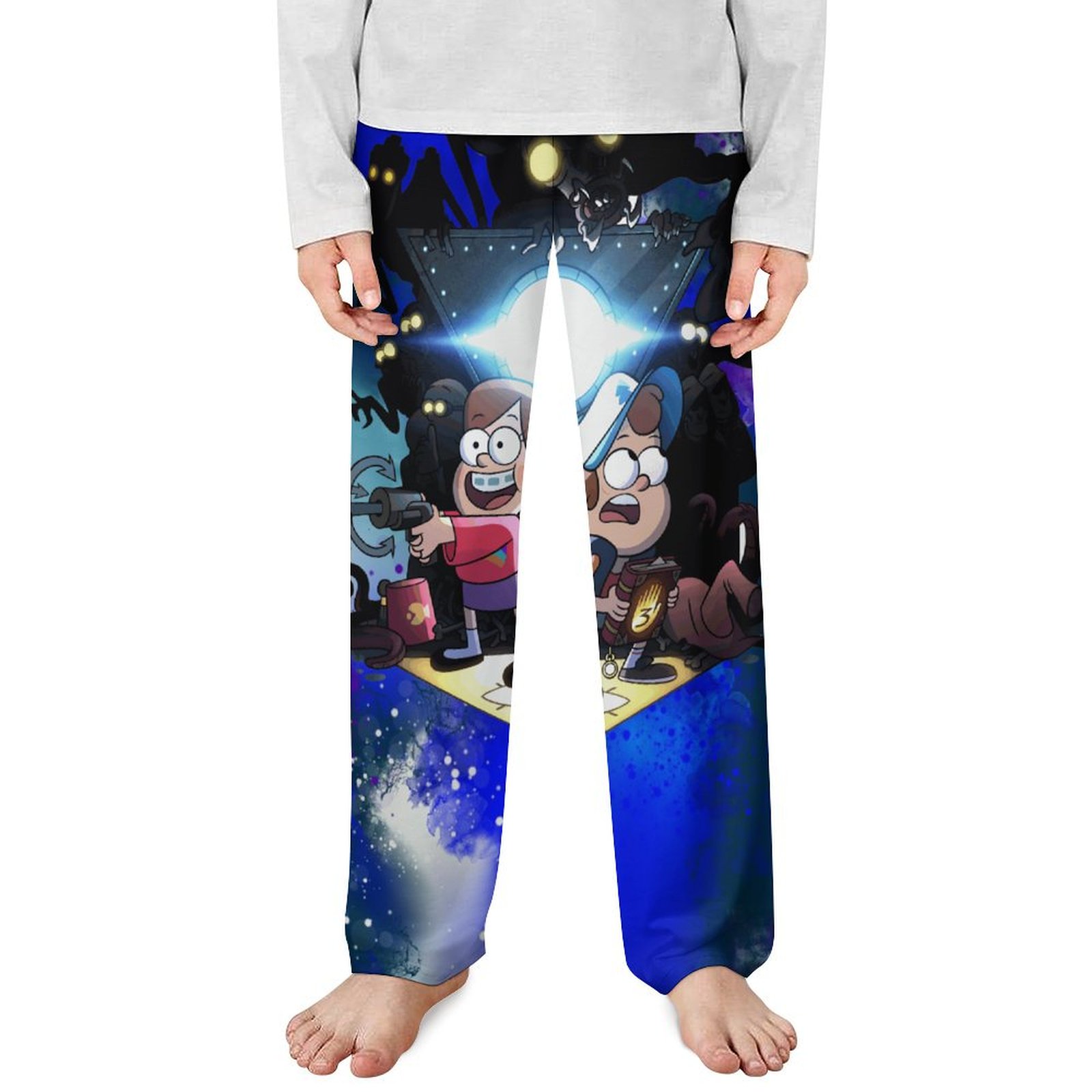 Mabel Dipper Gravity Falls Children's Pajamas Cozy Lounge Straight Leg Sleeping Pants Kid's ...