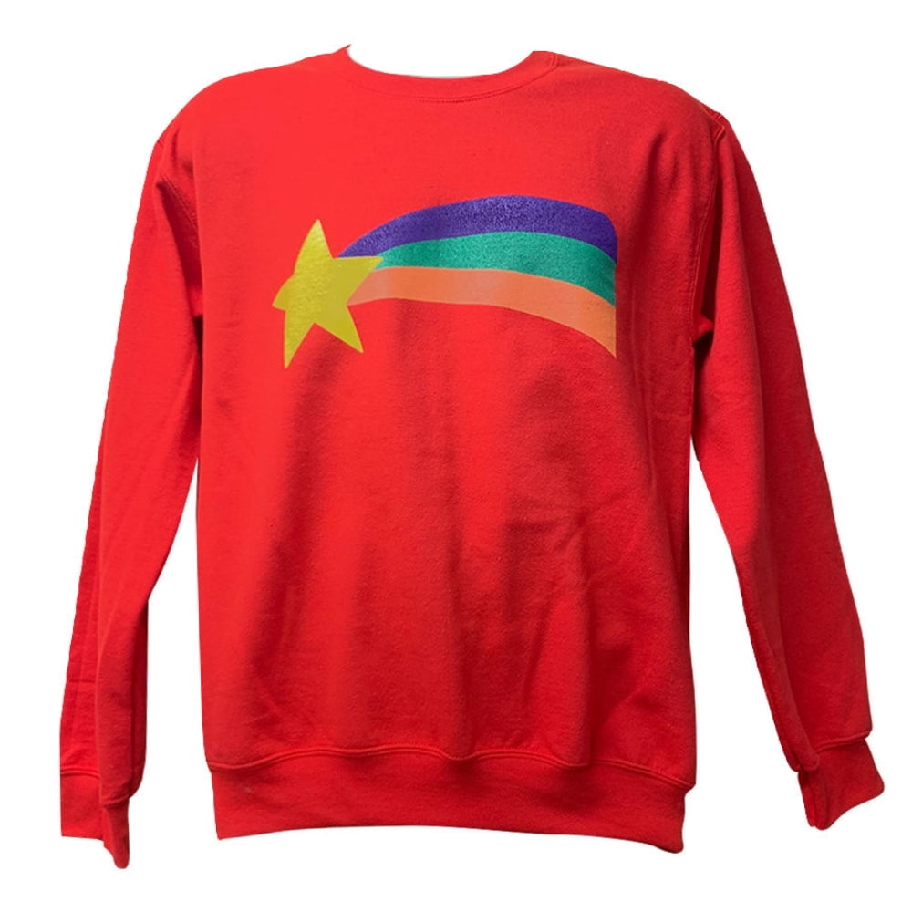 Mabel Pines Sweatshirt Gravity Falls Costume Red Cosplay Rainbow TV ...
