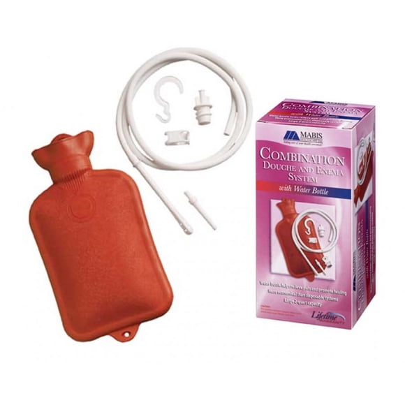 Combination Douche Enema And Water Bottle System