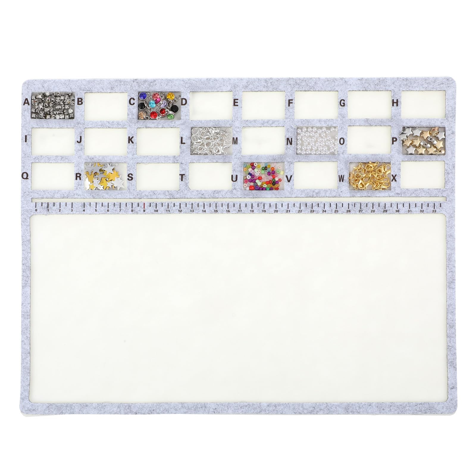 Mabor Large Rectangle Felt Bead Mat, AIS1 Felt Beading Tray with ...