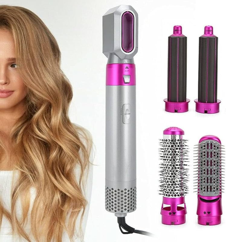 Mabron Hot Air Brush 5 in 1 Hair Dryer hot air Brush Styler Detachable ...