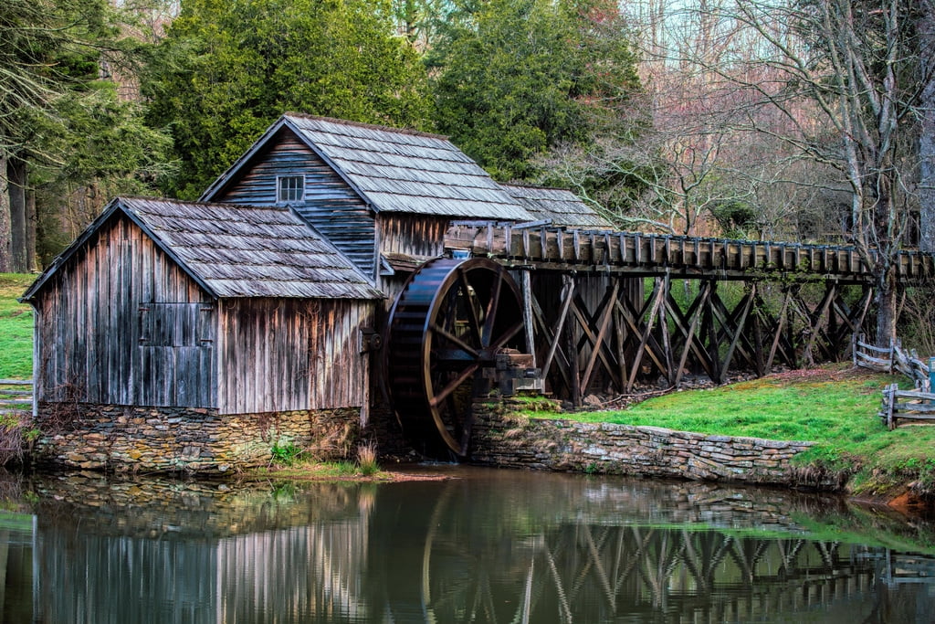 Mabry Mill Watermill Blue Ridge Parkway Floyd County Virginia Photo ...