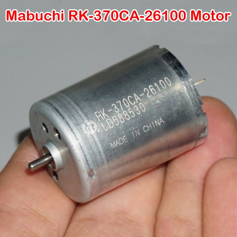 Mabuchi Micro 370 Motor DC 3V 5V 6V 10600RPM Low Noise Carbon Brush RK ...