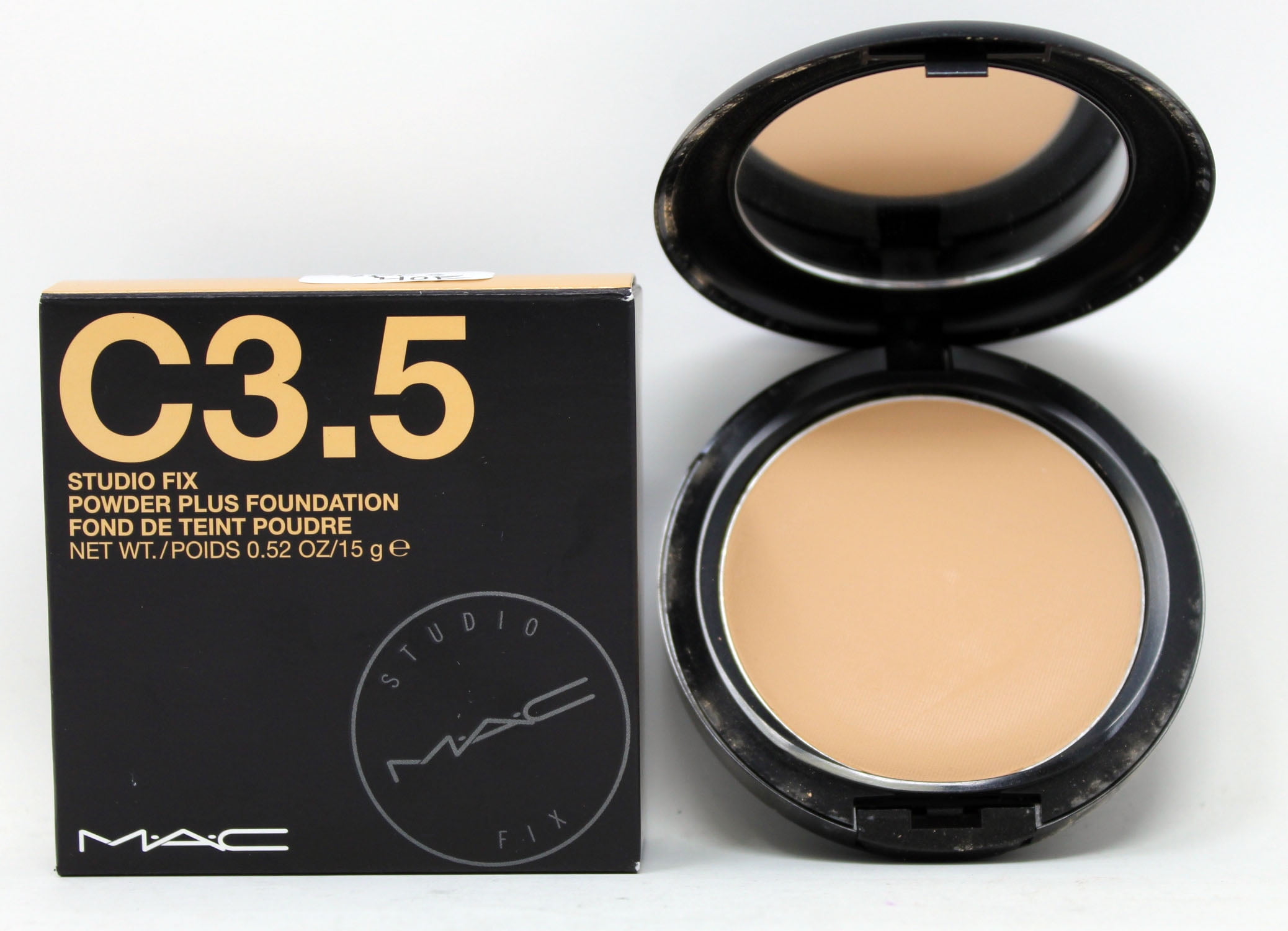 MAC Face Makeup Studio Fix Powder Plus Foundation - C3.5, 0.52 oz ...