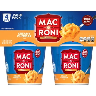 Pasta Roni Shells & White Cheddar Pasta, 6.2 oz Box, Creamy Sauce ...