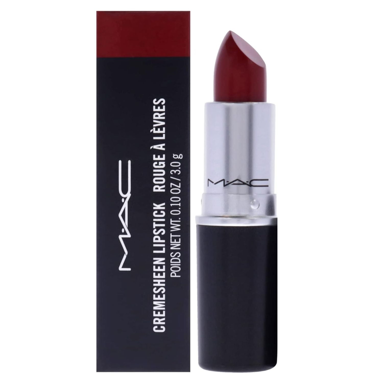 MAC Cremesheen Lipstick in Brave Red, Hydrating Formula, 0.1 oz ...