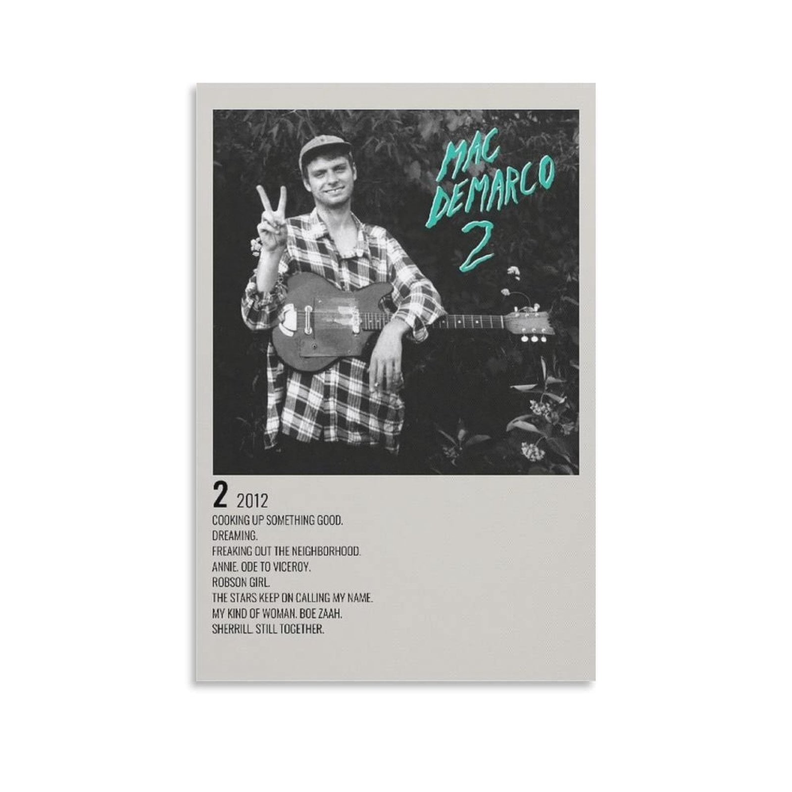 Mac Demarco 2 Poster 4 Painting On Canvas Wall Art Poster Scroll ...