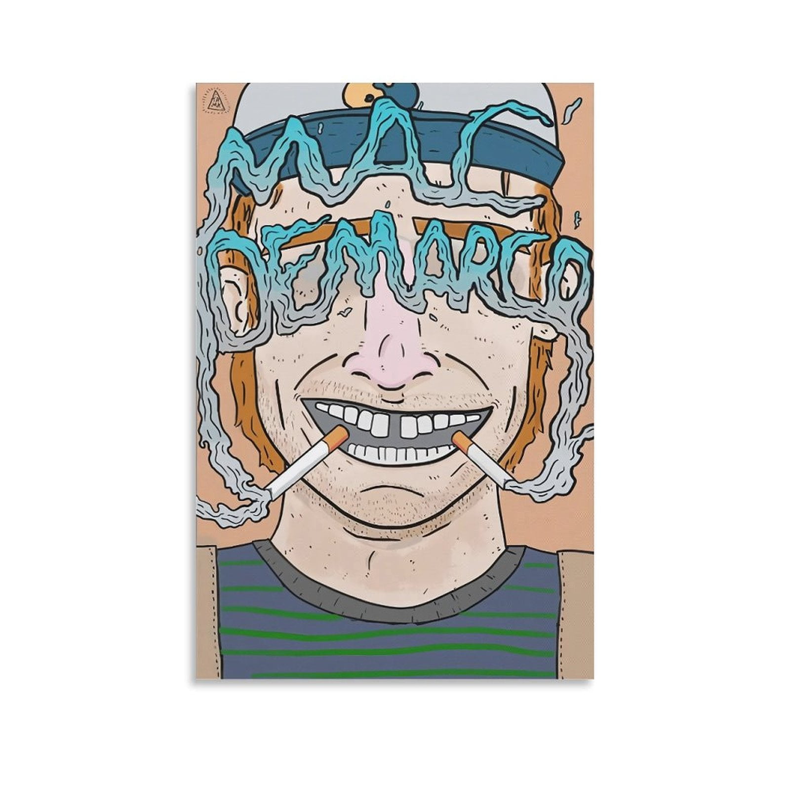 Mac Demarco Poster (11) Posters Wall Art Painting Canvas Gift Living ...