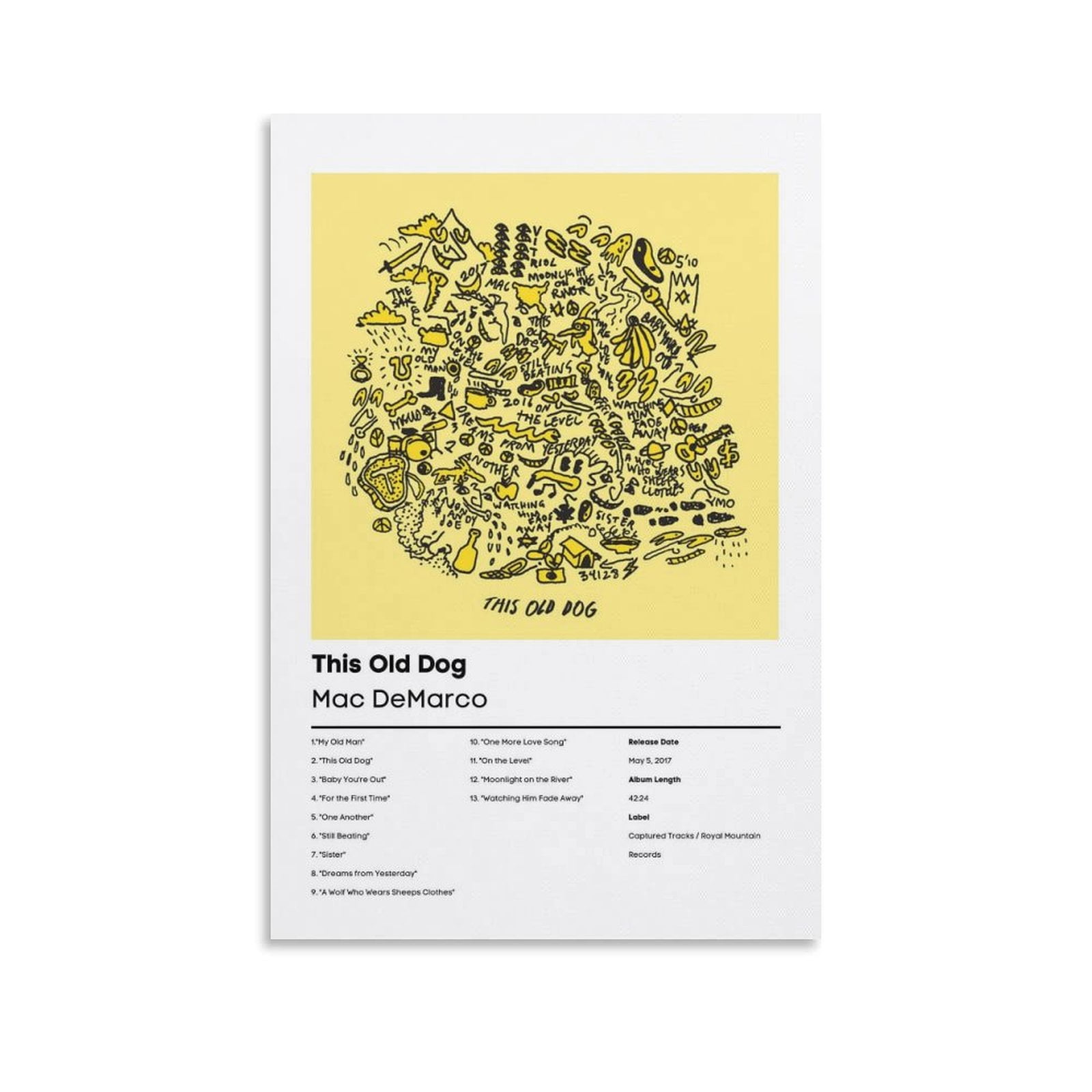 Mac Demarco This Old Dog Poster 1 Poster Decorative Painting Canvas ...