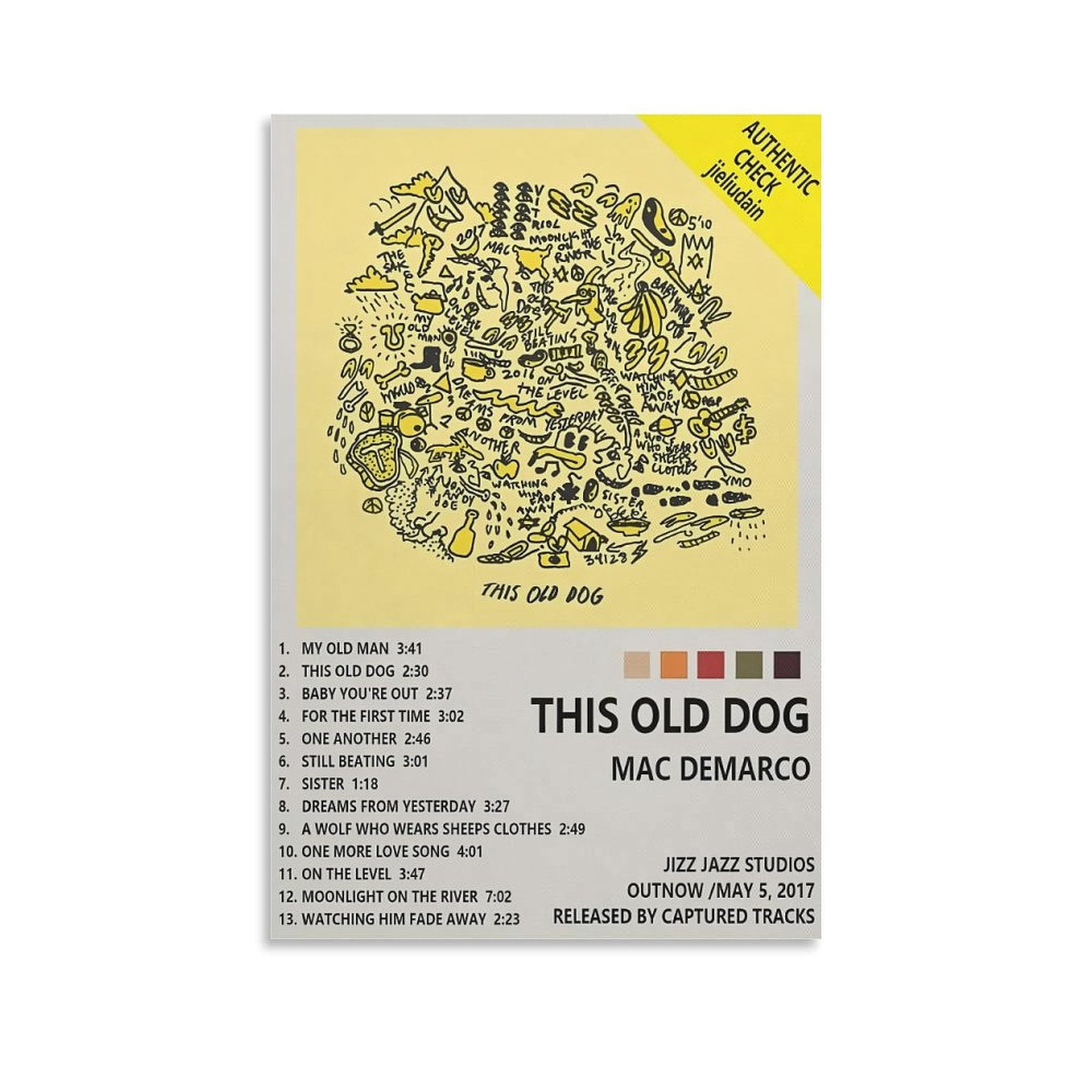 Mac Demarco This Old Dog Poster 2 Picture Print Wall Art Poster ...