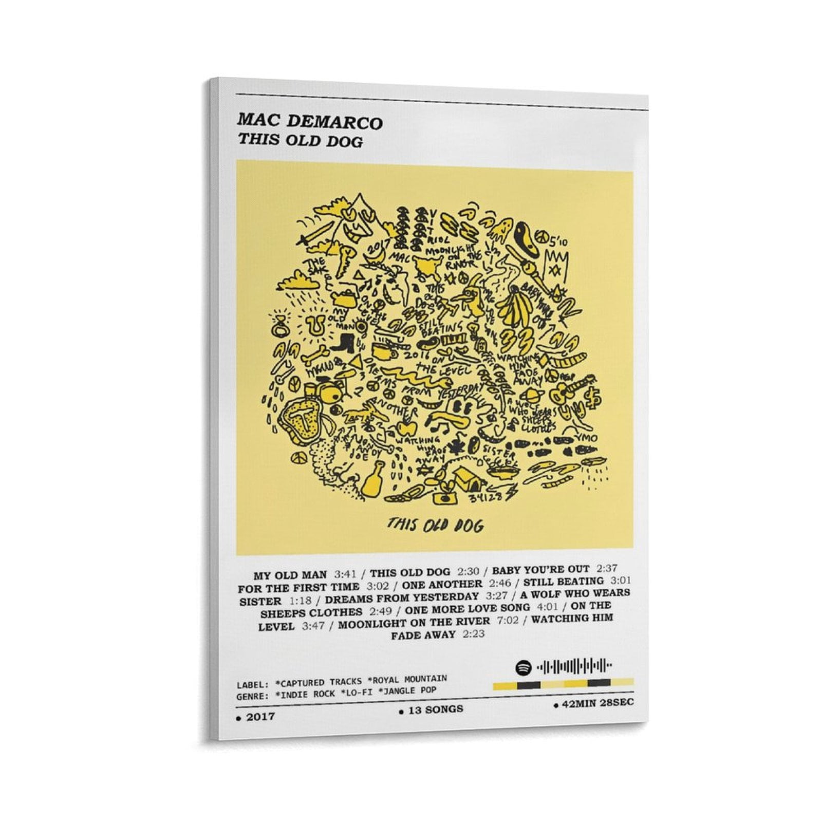 Mac Demarco This Old Dog Poster 3 Room Aesthetic Poster Print Art Wall ...