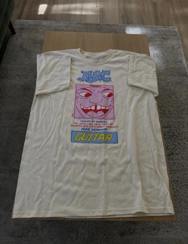 Mac Demarco Tour 2025 remake White Short Sleeve Unisex Tee - Walmart.com