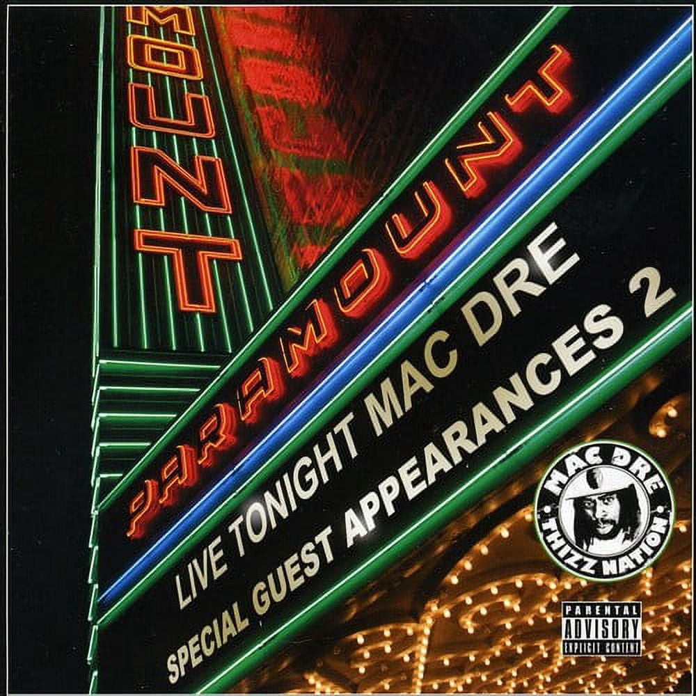 Mac Dre - Appearances, Vol. 2 - Music & Performance - CD - Walmart.com