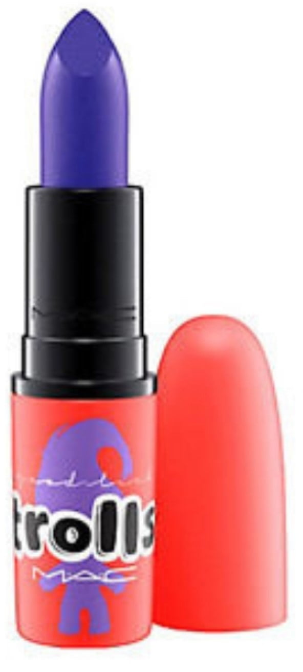 Mac, Good Luck Trolls Collection Lipstick, Midnight Trolls 0.1 oz ...