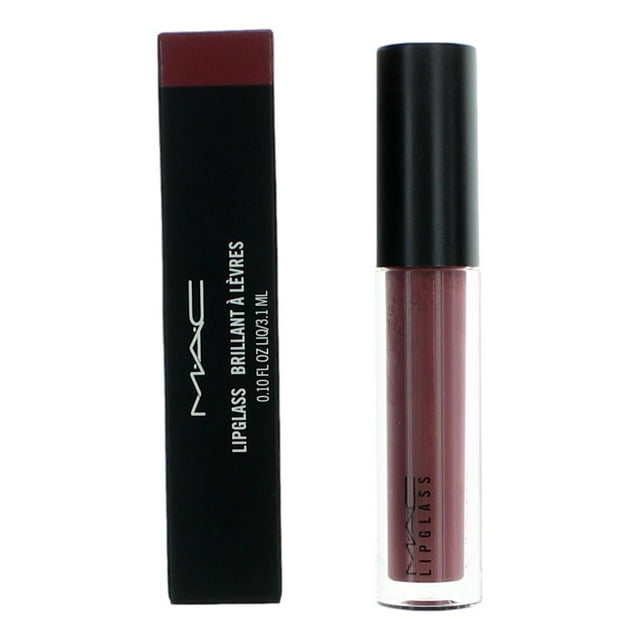 MAC Lipglass Lipstick in Lovechild Coppered Plum, High-Gloss Finish, 0. ...