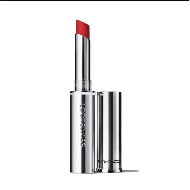 Mac Locked Kiss 24HR Matte Lipstick-Ruby True - Walmart.com