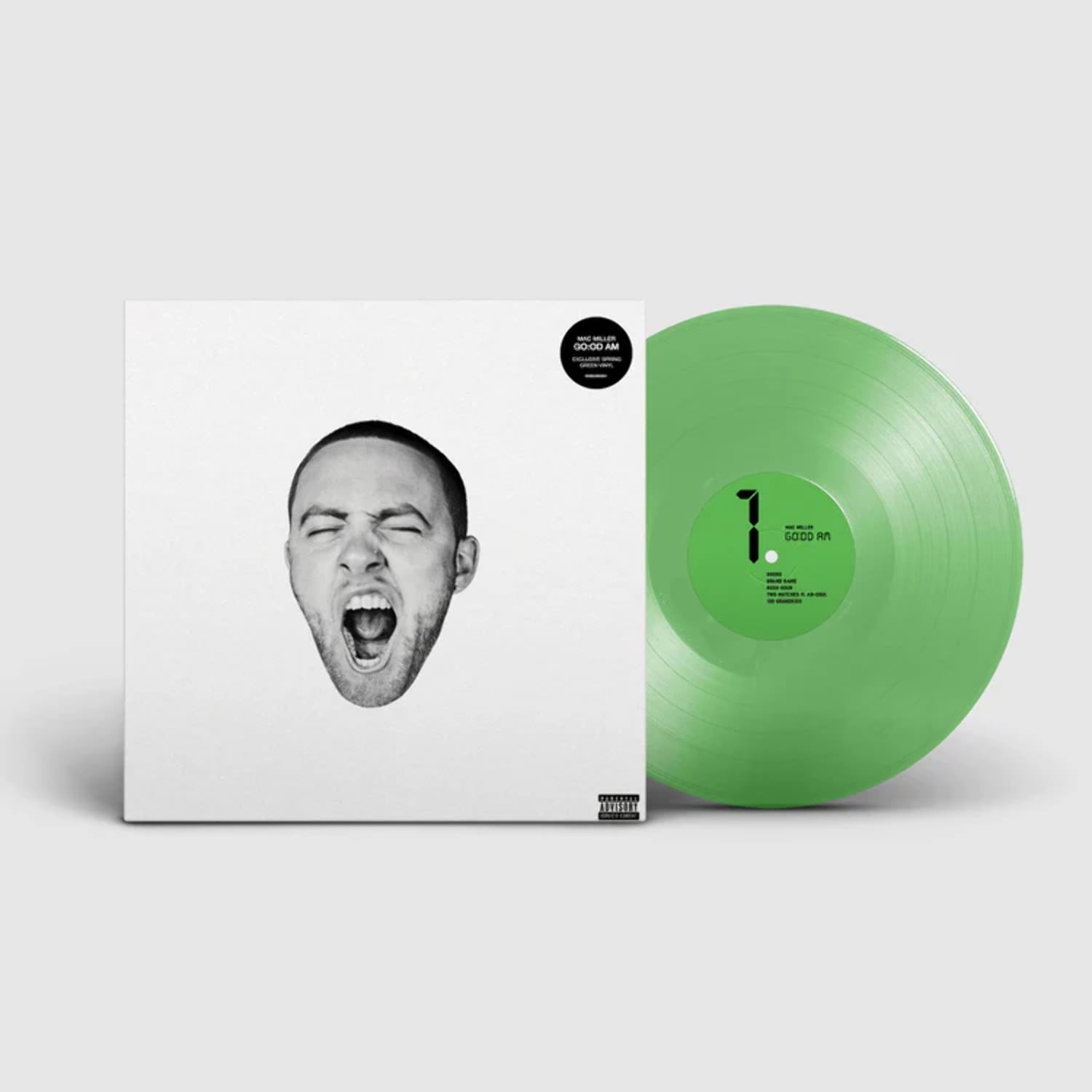 Warner Records: Mac Miller GO:OD AM - Green Opaque Vinyl LP Album ...