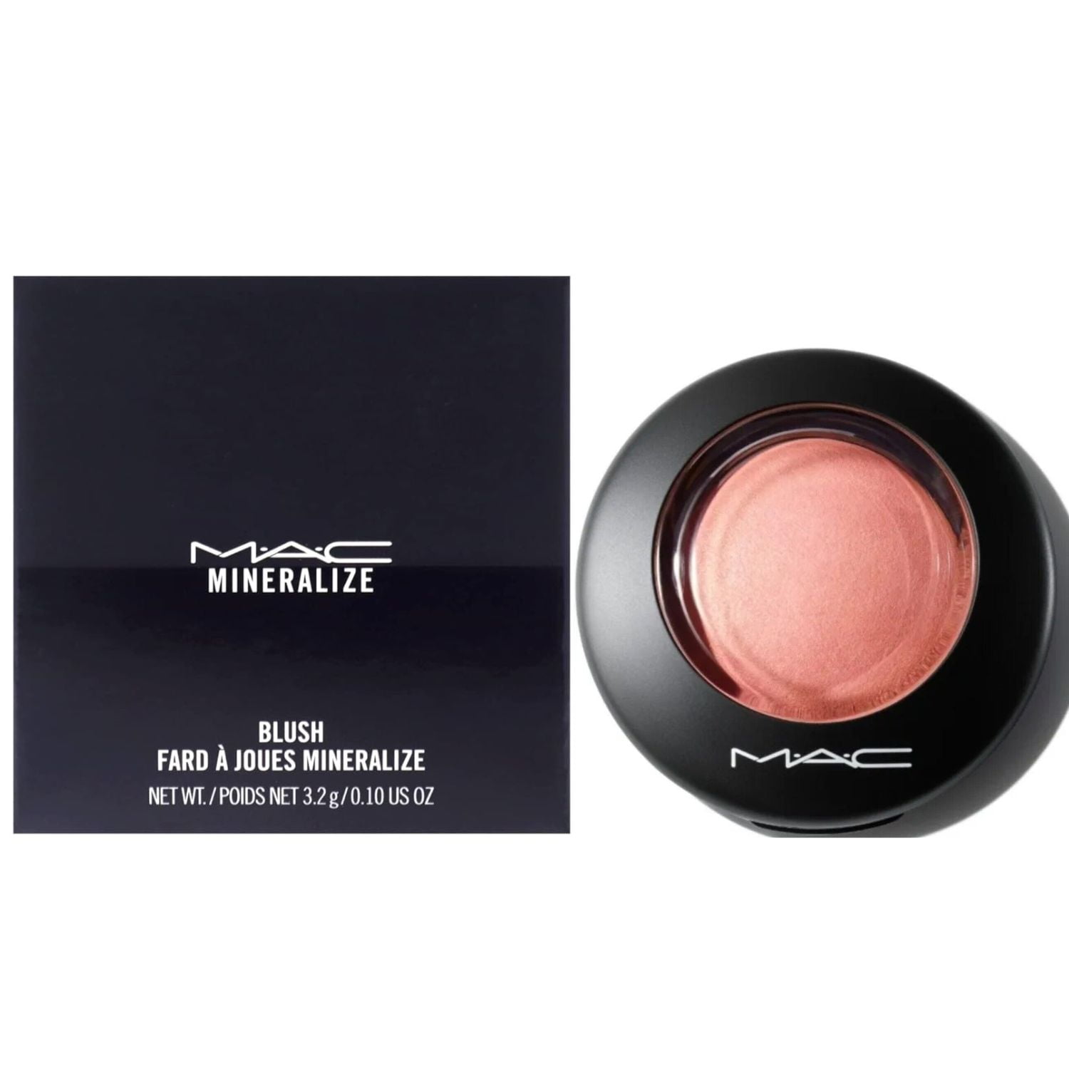 MAC Makeup Mineralize Blush Powder - New Romance, Soft Pink Hue, 0.10 ...