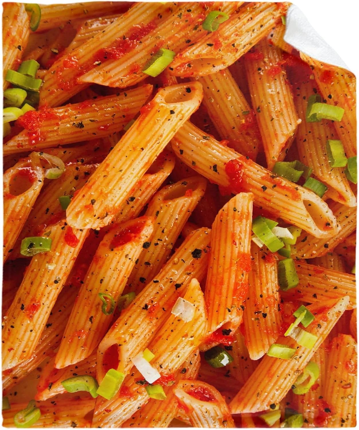 Mac N Cheese Blanket for Fall Winter Spring All Season Warm Fuzzy 80x60 in for Large Microplush ...