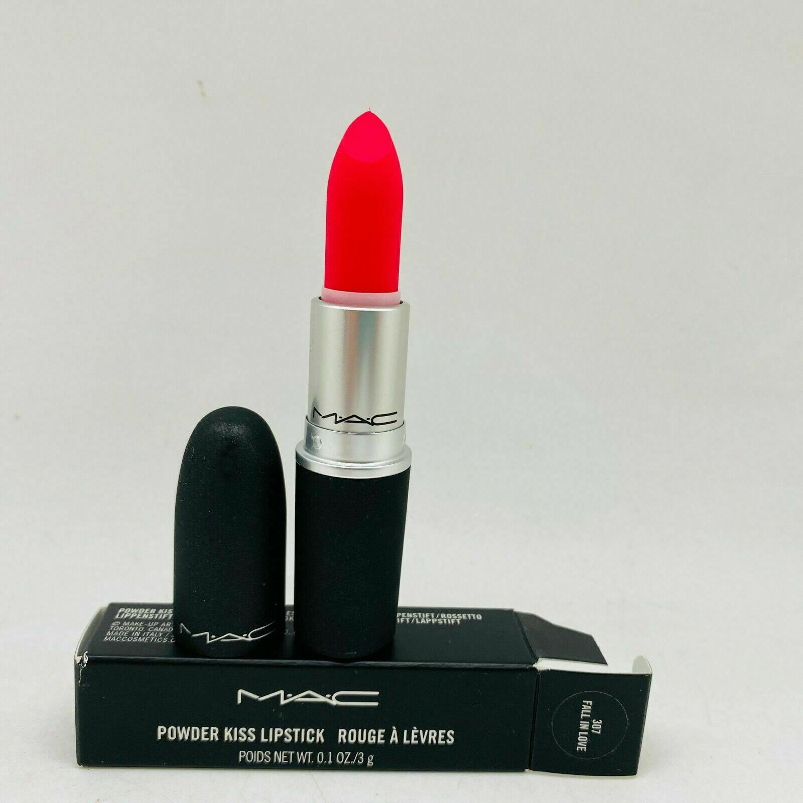Mac Powder Kiss Lipstick 307 Fall In Love 0.1oz/3g New With Box ...