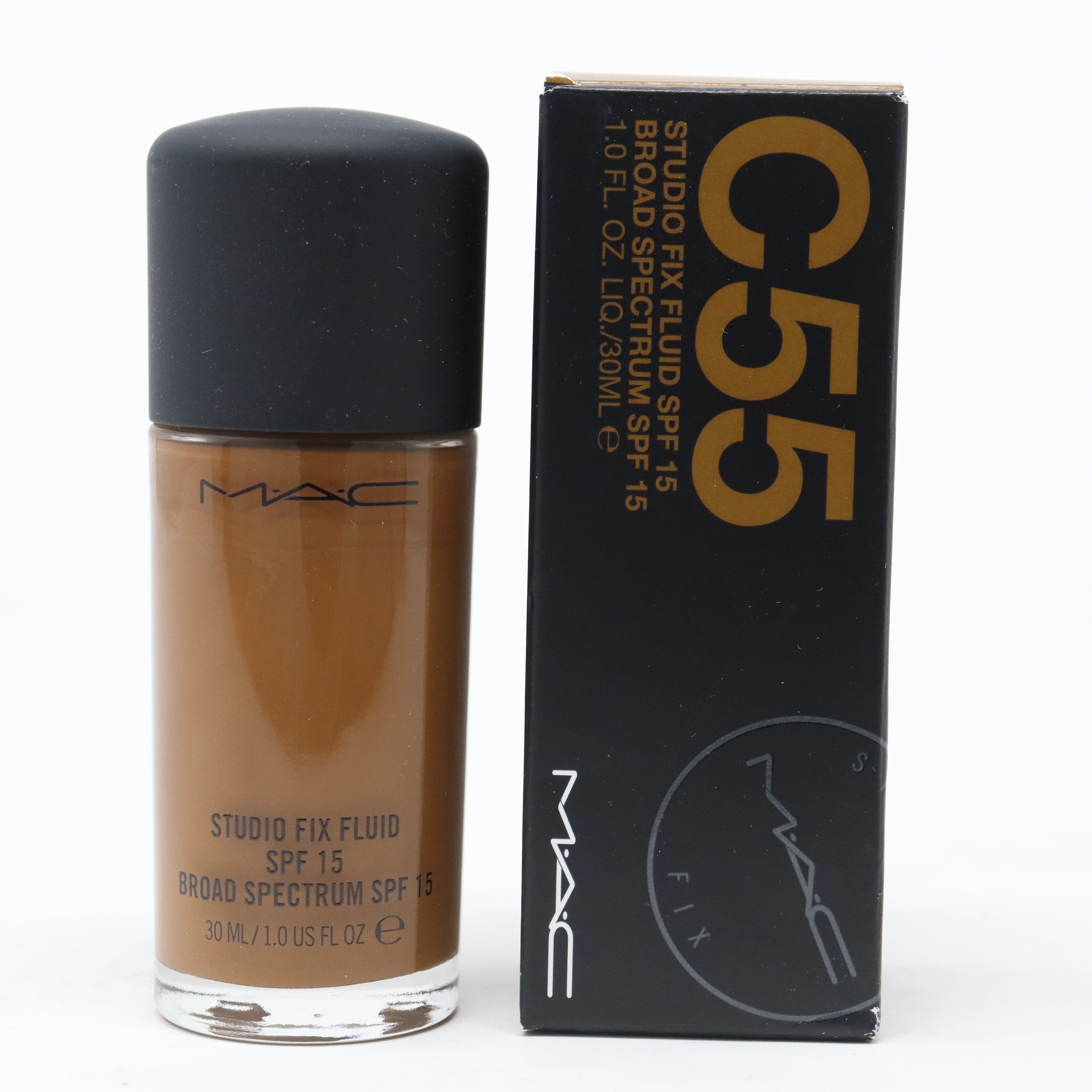 Mac Studio Fix Fluid Foundation Spf 15 C55 1.0oz/30ml New With Box - Walmart.com