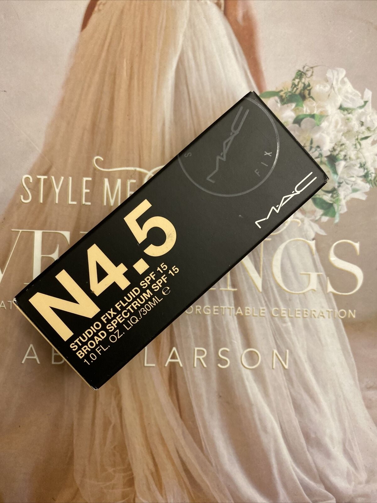 Mac Studio Fix Fluid Foundation Spf 15 N4.5 1.0oz/30ml New With Box ...