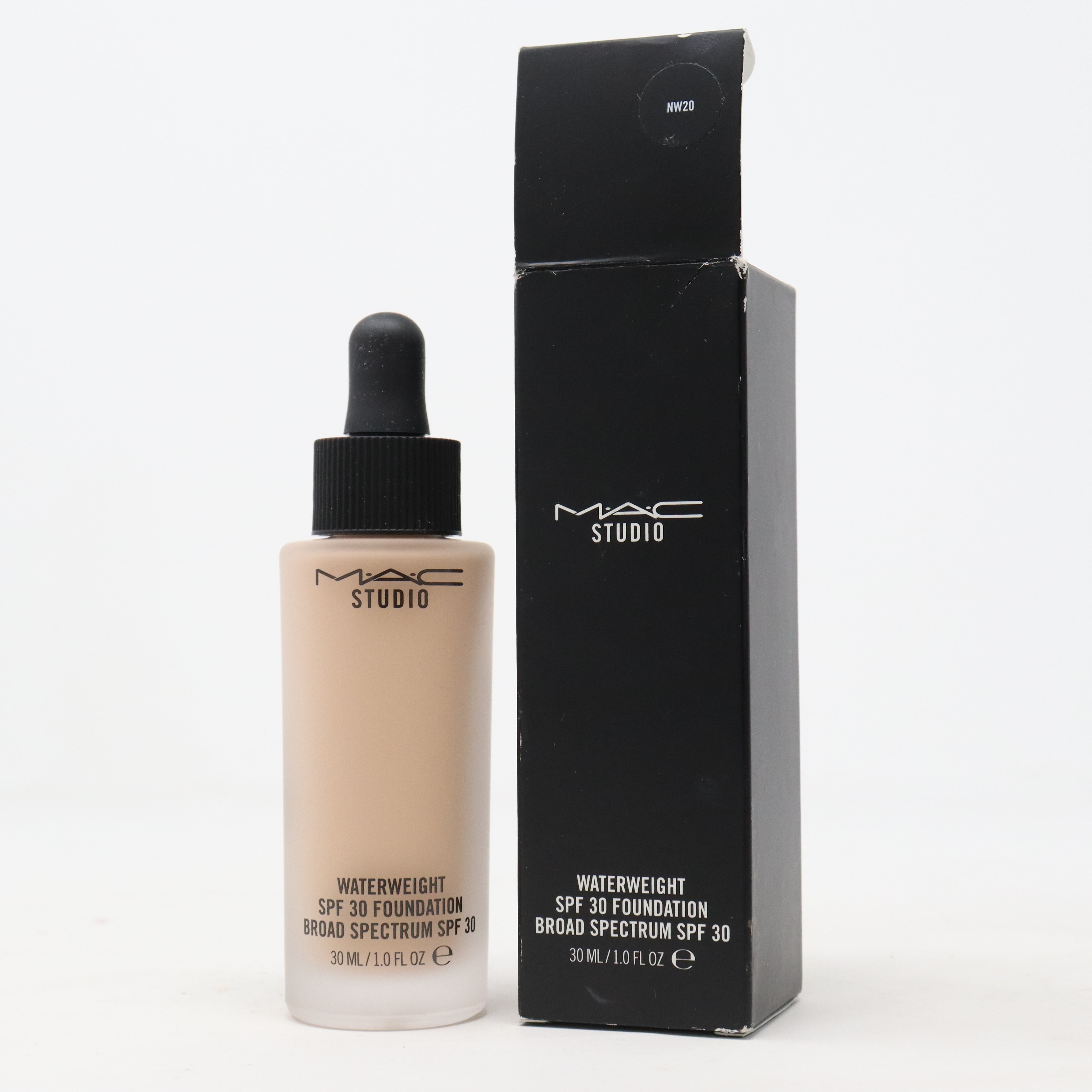 Mac Waterweight Spf 30 Foundation NW20 1.0oz/30ml New With Box ...